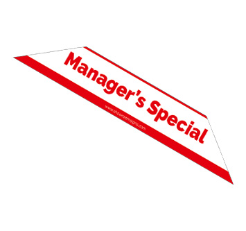 Managers Special - Showroom Signs